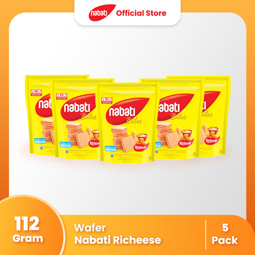 Jual [Bundle Pack Isi 5] NABATI Bites Richeese 112g | Shopee Indonesia