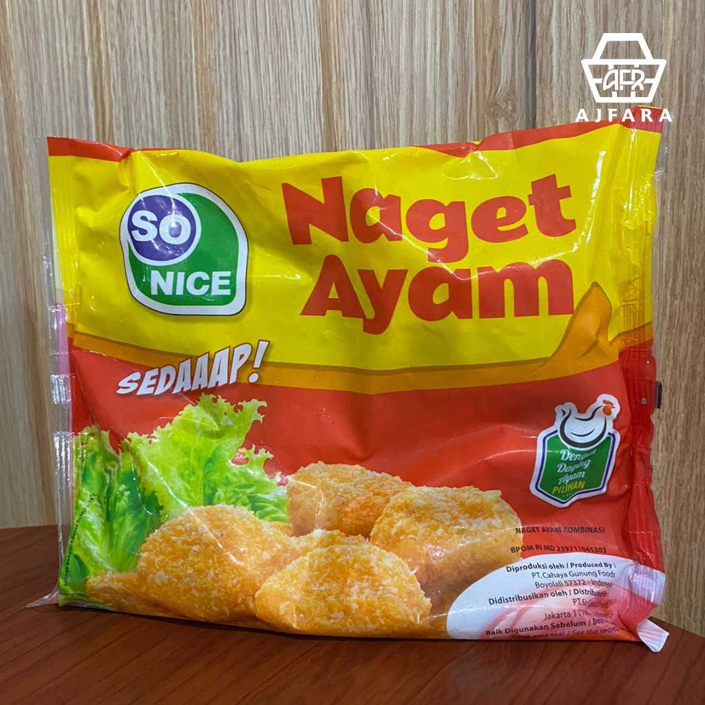 Jual So Nice Nugget 1 Kg/So Nice Nugget 500 gram/So Nice Nugget 250 ...