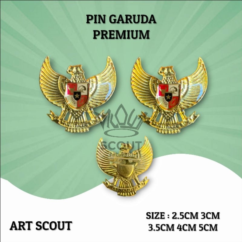 Jual Pin Garuda Bros Garuda Premium Pramuka Paskibra | Shopee Indonesia