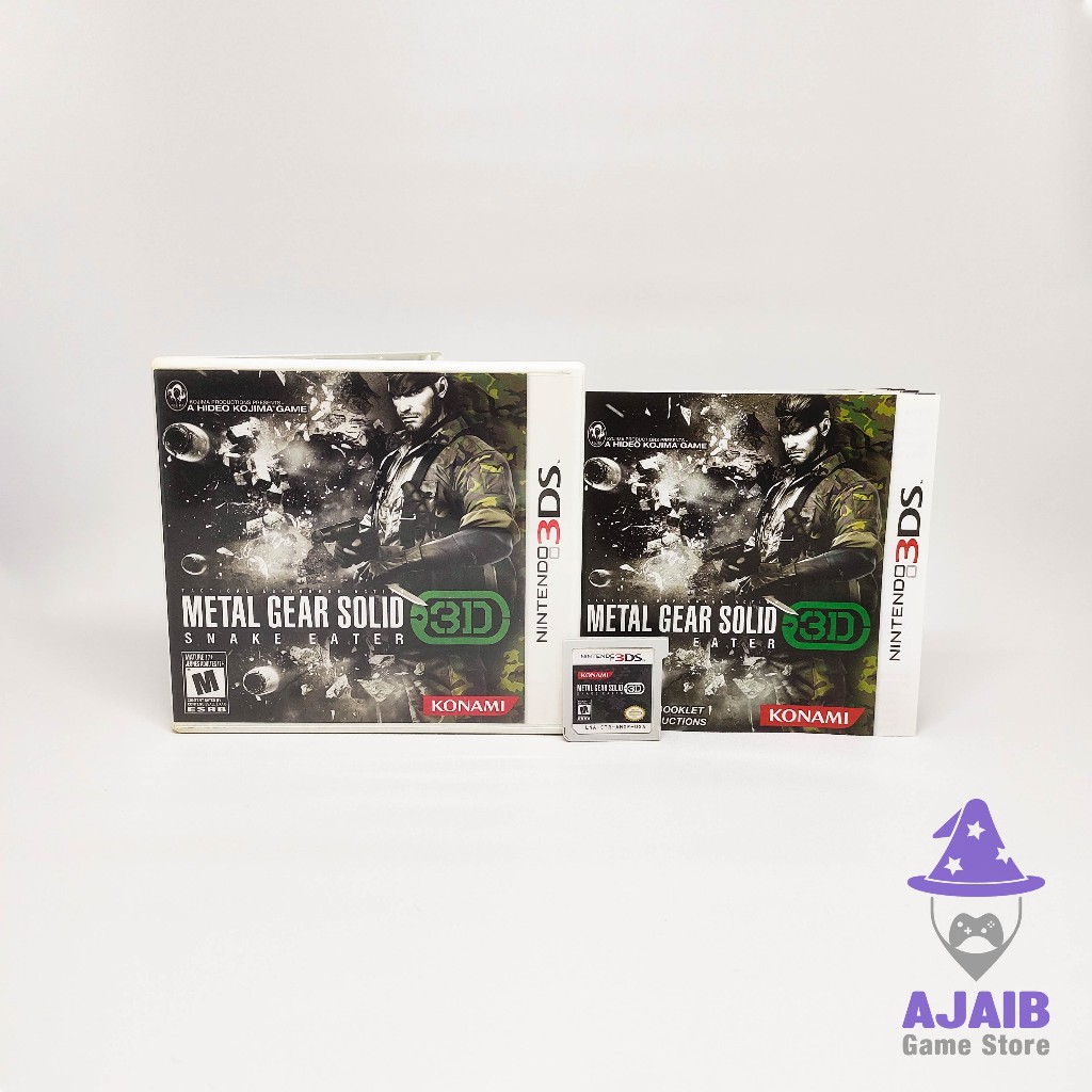 Jual Metal Gear Solid 3 Snake Eater 3D Nintendo 3DS 2DS Game Fullset | Shopee Indonesia