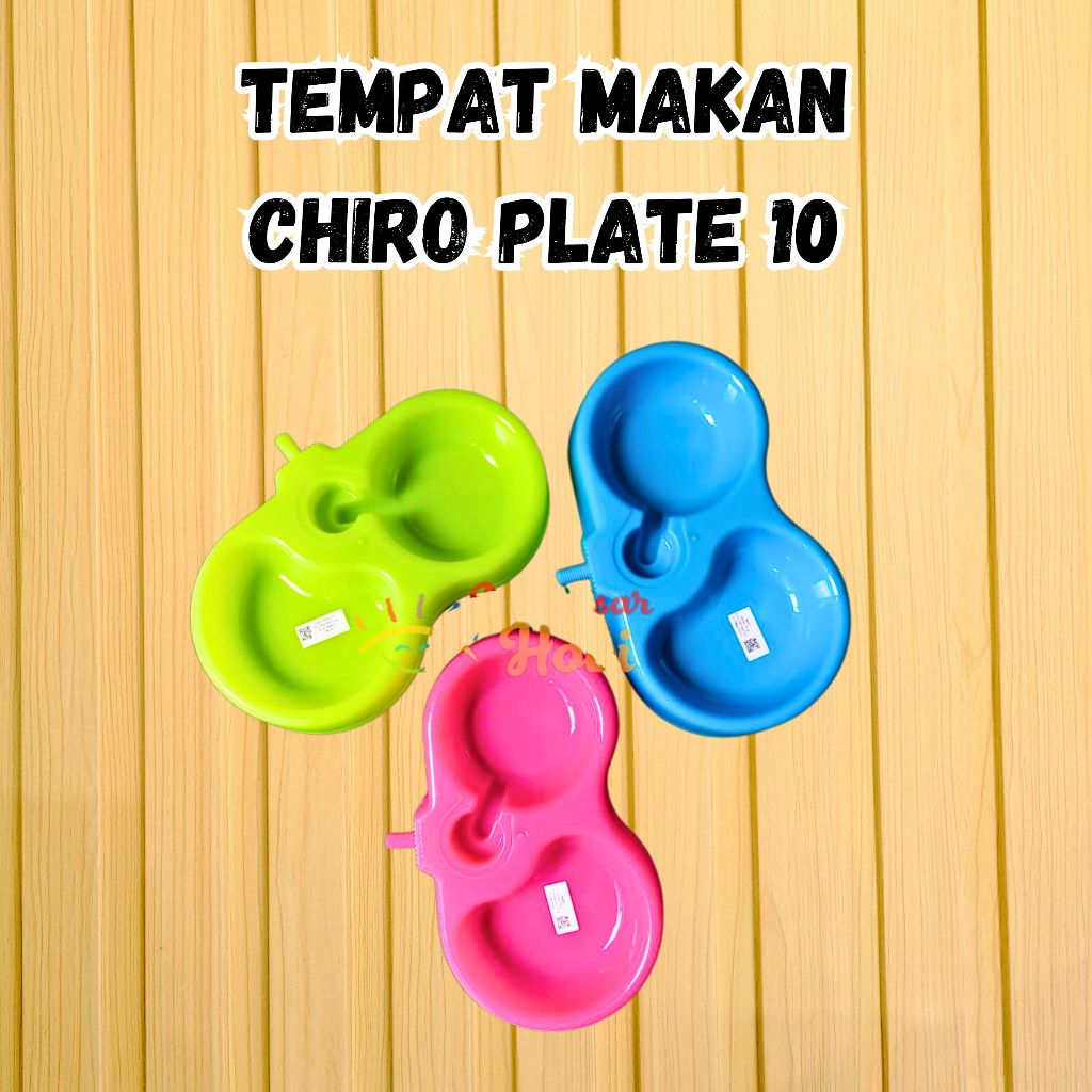 Jual Chiro Plate 10 Mangkok Double Tempat Makan Minum Gantung Air ...