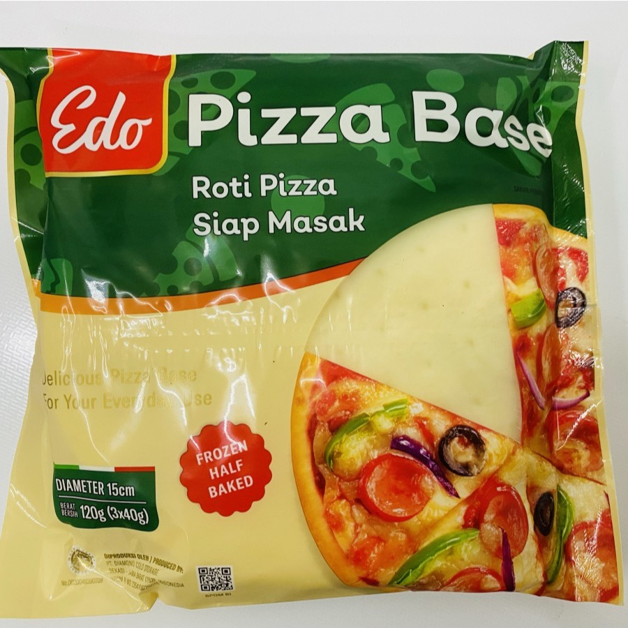Jual Pizza Base Mini Instan Frozen Edo 15 Cm (Pack) / Adonan Pizza Piza ...