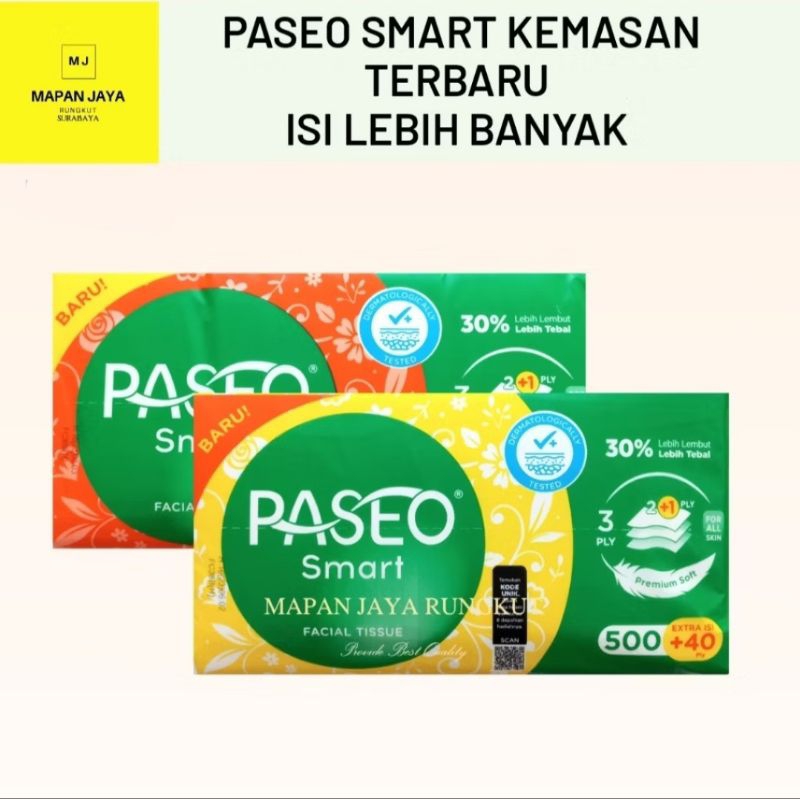 Jual (PROMO)Tisu Paseo Smart 540 Helai 3Ply / Tissue Paseo 540Helai 3 ...