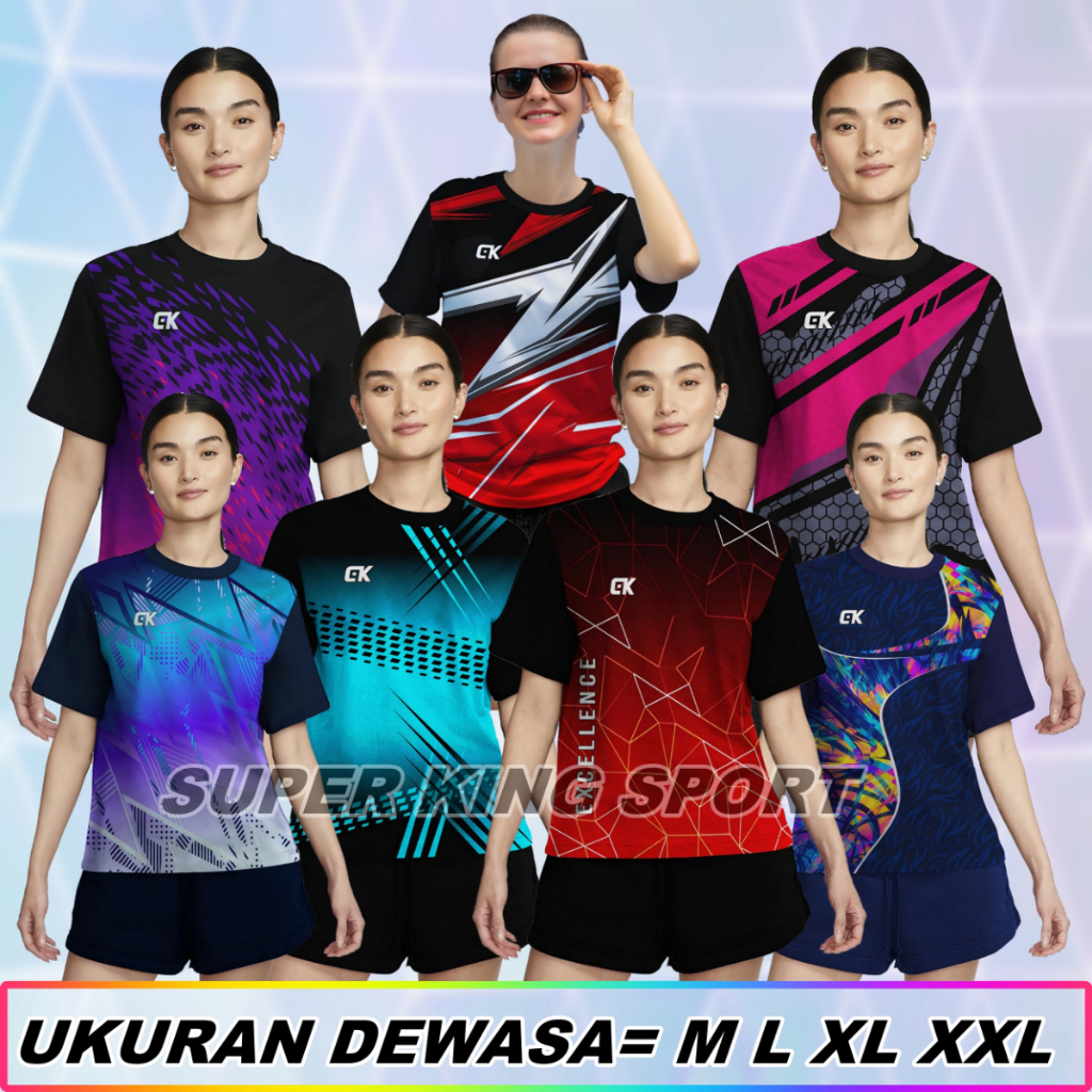Jual KAOS OLHARAGA VOLLY BADMINTON KAOS OLAHRAGA WANITA KAOS TIM VOLLY ...