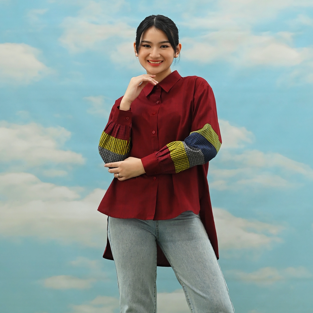 Jual NONA RARA - Nightfall Cloud 9 PART0247, Blus kasual batik wanita ...