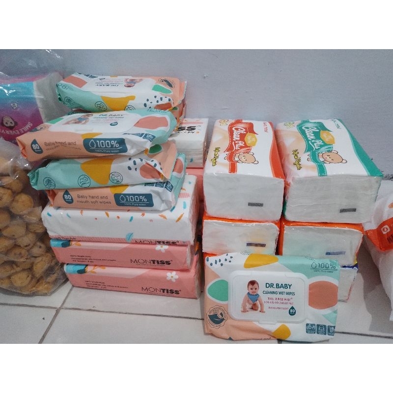 Jual PAKET TISU BASAH dan Tisu KERING isi 6pcs | Shopee Indonesia