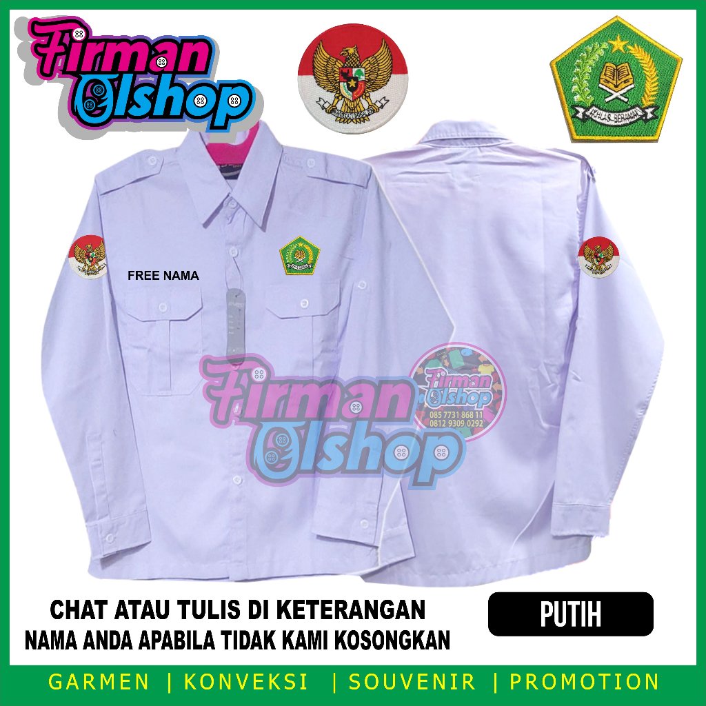 Jual Bigsize kemeja Kemenag pdh pdl seragam kemenag kemenag RI baju ...