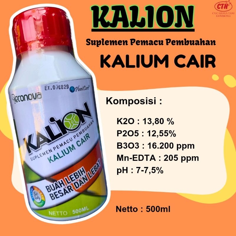 Jual Kalium Cair Kalion 500ml, Suplemen pemacu pembuahan | Shopee Indonesia