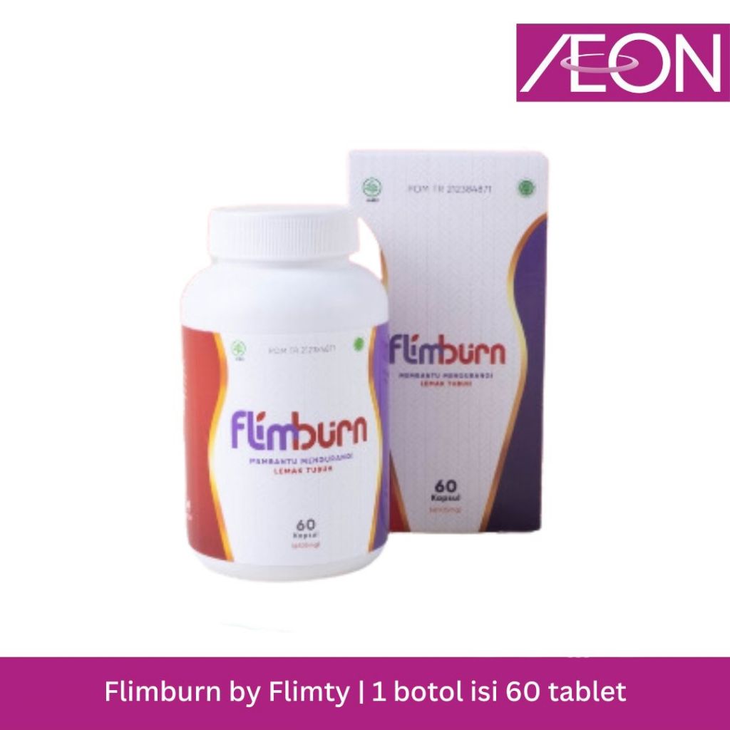 Jual Flimburn by Flimty | 1 botol isi 60 tablet | Shopee Indonesia