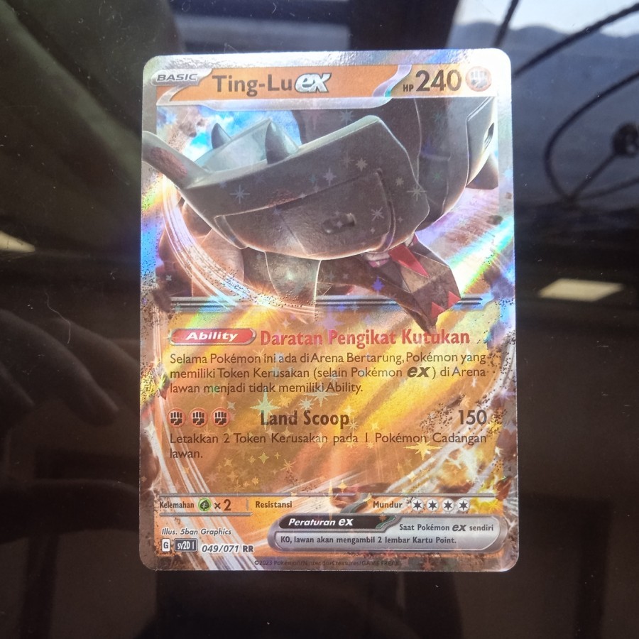 Jual Ting-Lu EX RR 049/071 SV2D Pokemon TCG Indonesia Trading Card Game | Shopee Indonesia