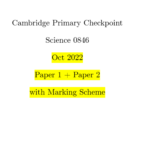 Jual Cambridge Primary Checkpoint Science October 2022 | Shopee Indonesia