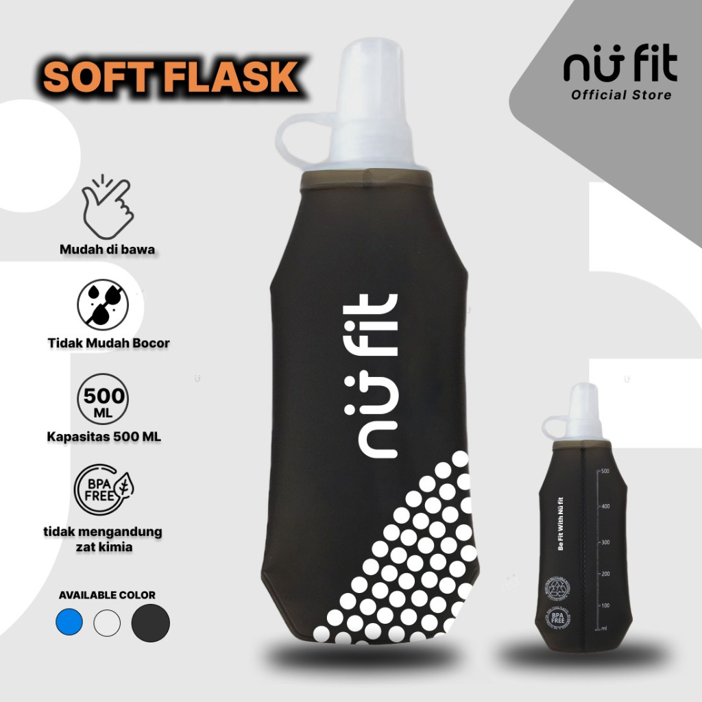 Jual Nu Fit - Botol Air Minum Lipat Sport 500 ML Outdoor BPA Free ...