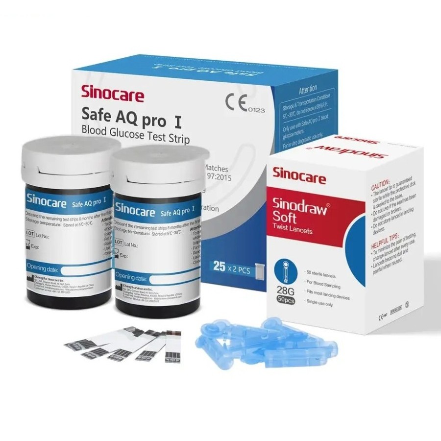 Jual Safe AQ Pro I Strip Glucose (50 strip) | Shopee Indonesia