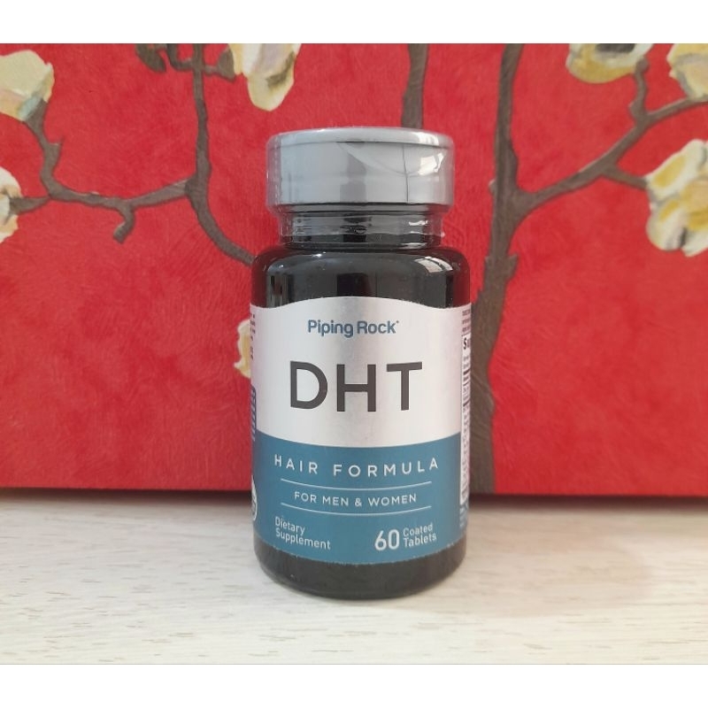 Jual Piping Rock DHT Blocker Hair Formula Men Women 60 Tablets | Shopee ...