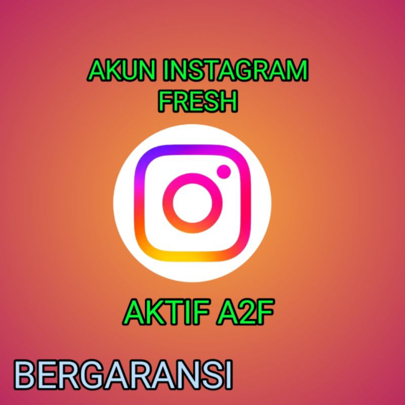 Jual Akun instagram Fresh on a2f berfoto profil murah | Shopee Indonesia