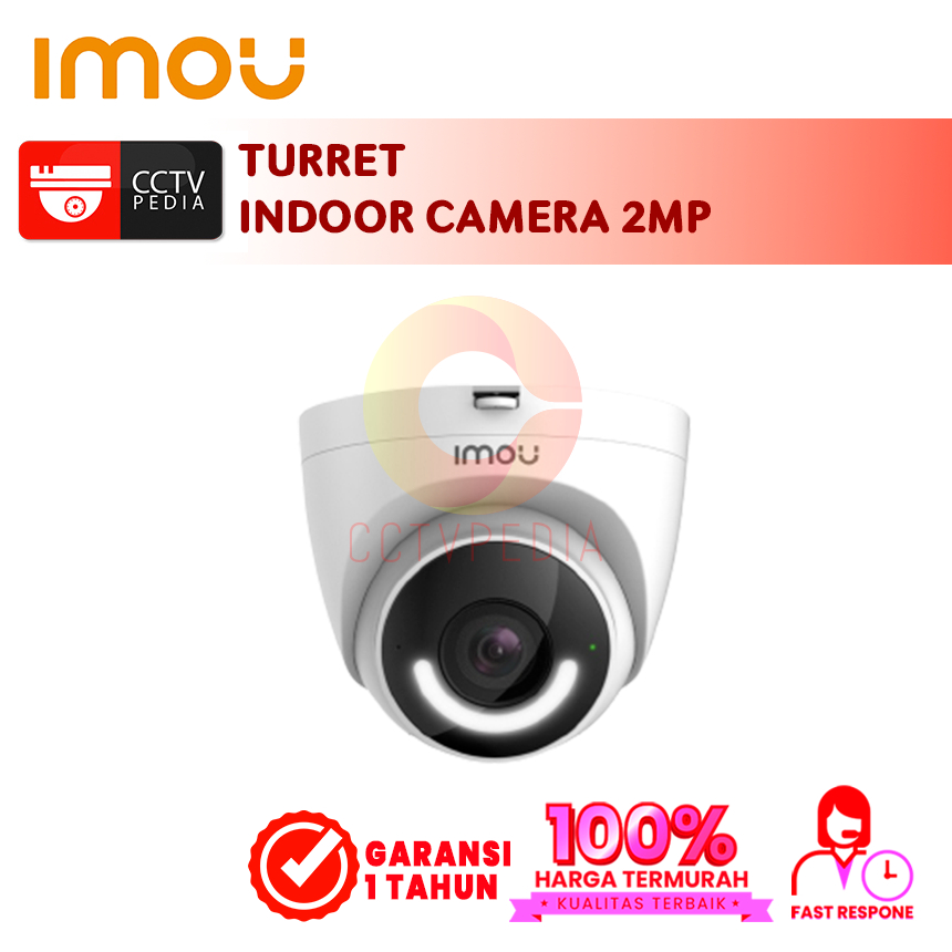 Jual CAMERA 2MP INDOOR/OUTDOOR IP CAMERA Turret IPC-T26EP IMOU | Shopee ...