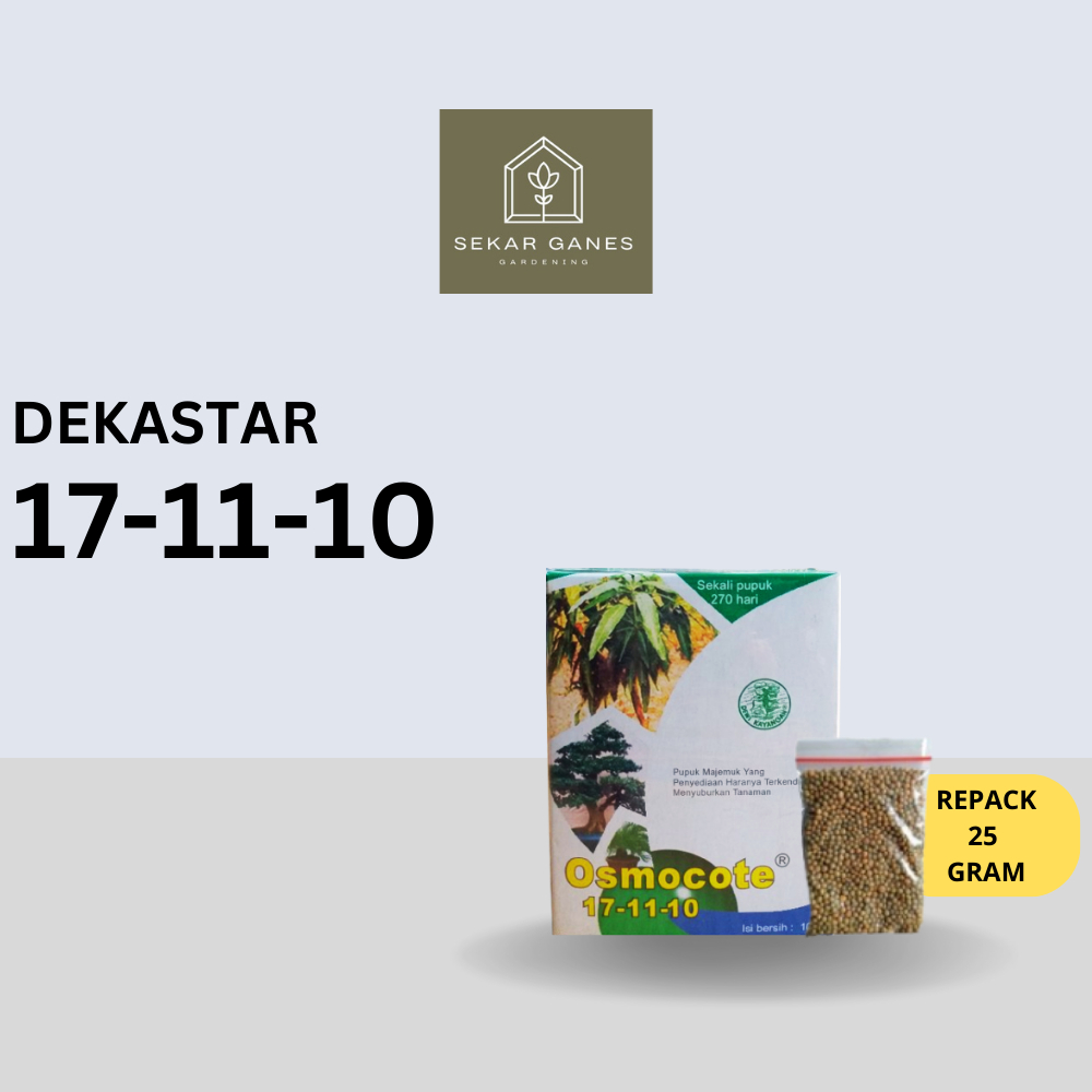 Jual Ori Dekastar 17-11-10 13-13-13 6-13-25 Te 25 Gram Pupuk Osmocote ...