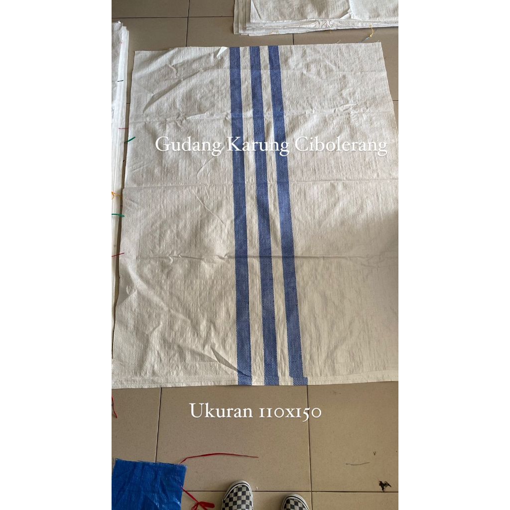 Jual (PAKET ISI 5) KARUNG PLASTIK UKURAN 110X150 CM MERK MULYANA LIST 3 ...