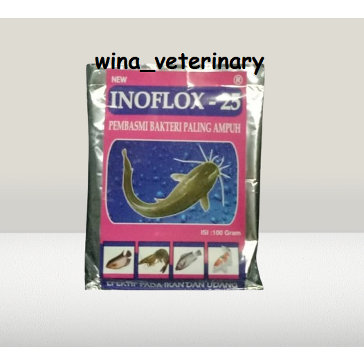 Jual INOFLOX - 25 100gr Pembasmi Bakteri Ikan dan Udang paling ampuh ...