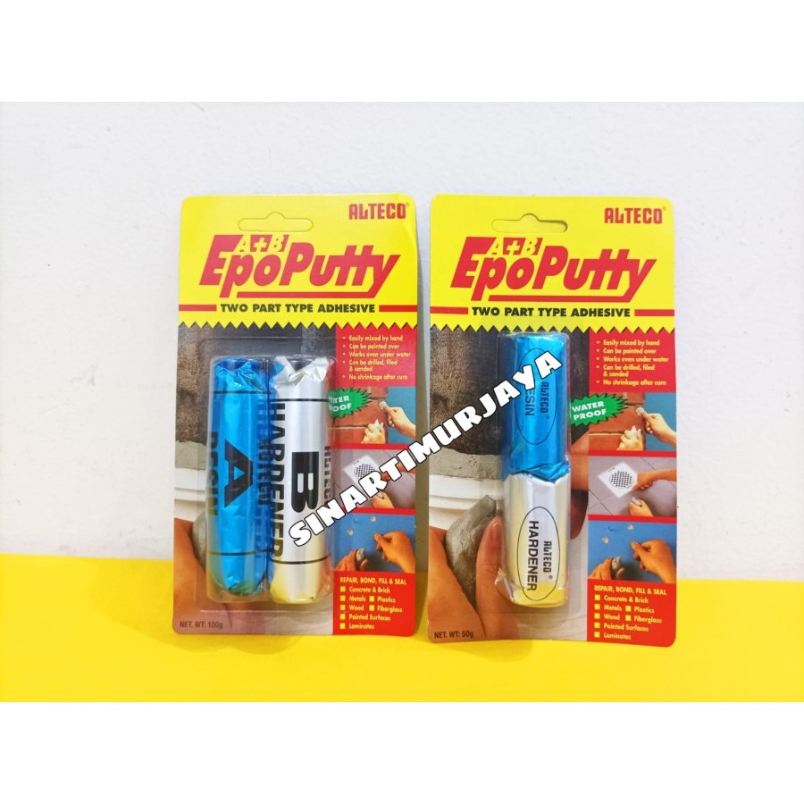 Jual Lem Epo Putty Alteco / Epo Putty / Lem porting 50 gram | Shopee ...