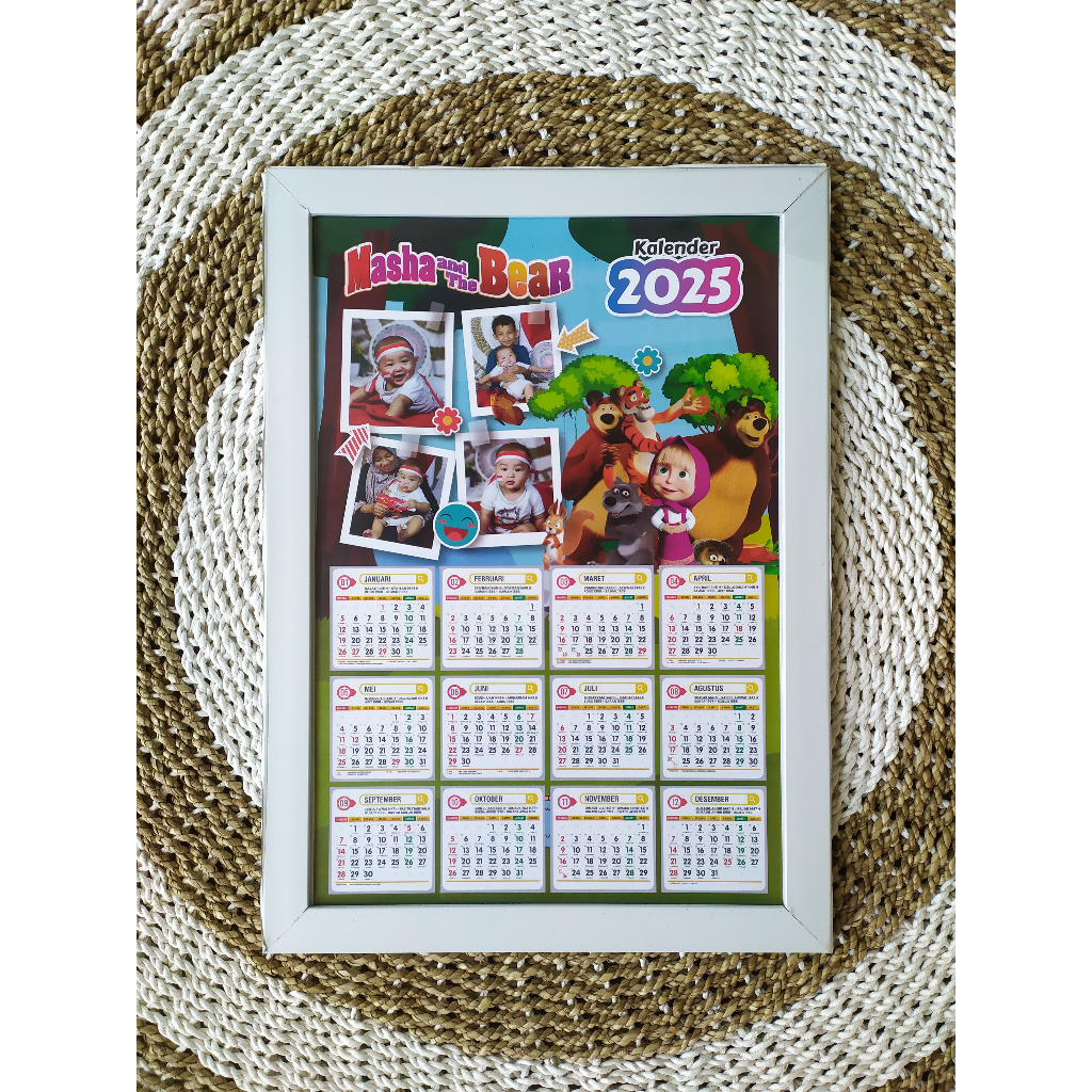Jual Kalender 2025 Custom, banyak pilihan desain, karakter anak, dengan ...
