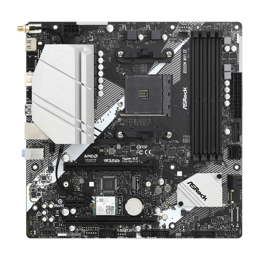 Jual Motherboard ASRock B550M WiFi SE (Am4, B550, Ddr4) ( BERGARANSI ...