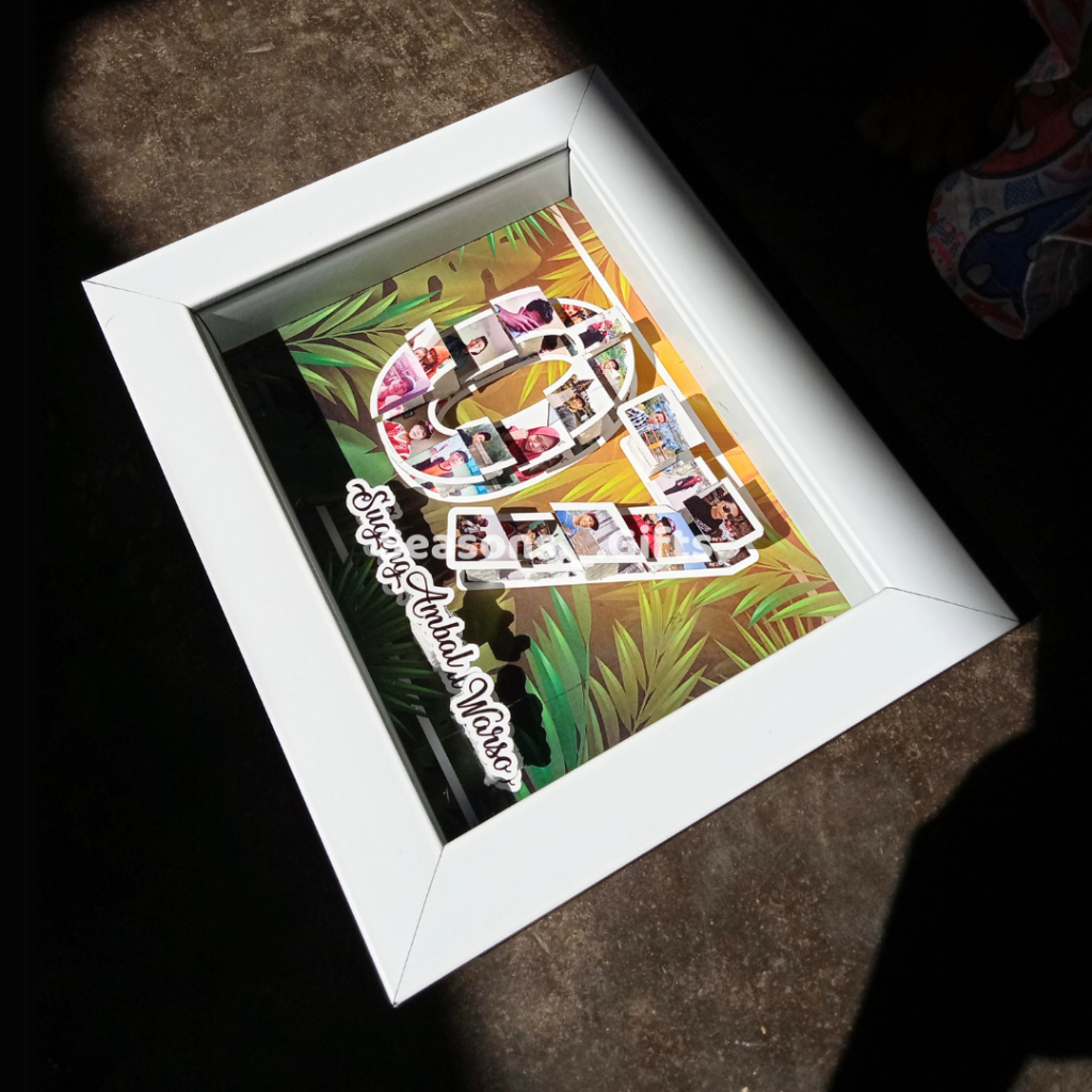 Jual Pop Up Frame Angka/ Kado Ulang Tahun/ Kado Wisuda/ Kado Unik ...