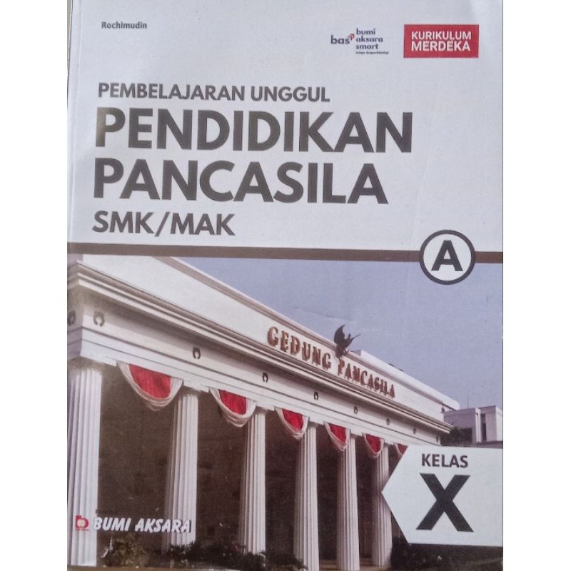 Jual Buku SMK MAK Kelas X Pendidikan Pancasila Kurikulum Merdeka Bumi ...
