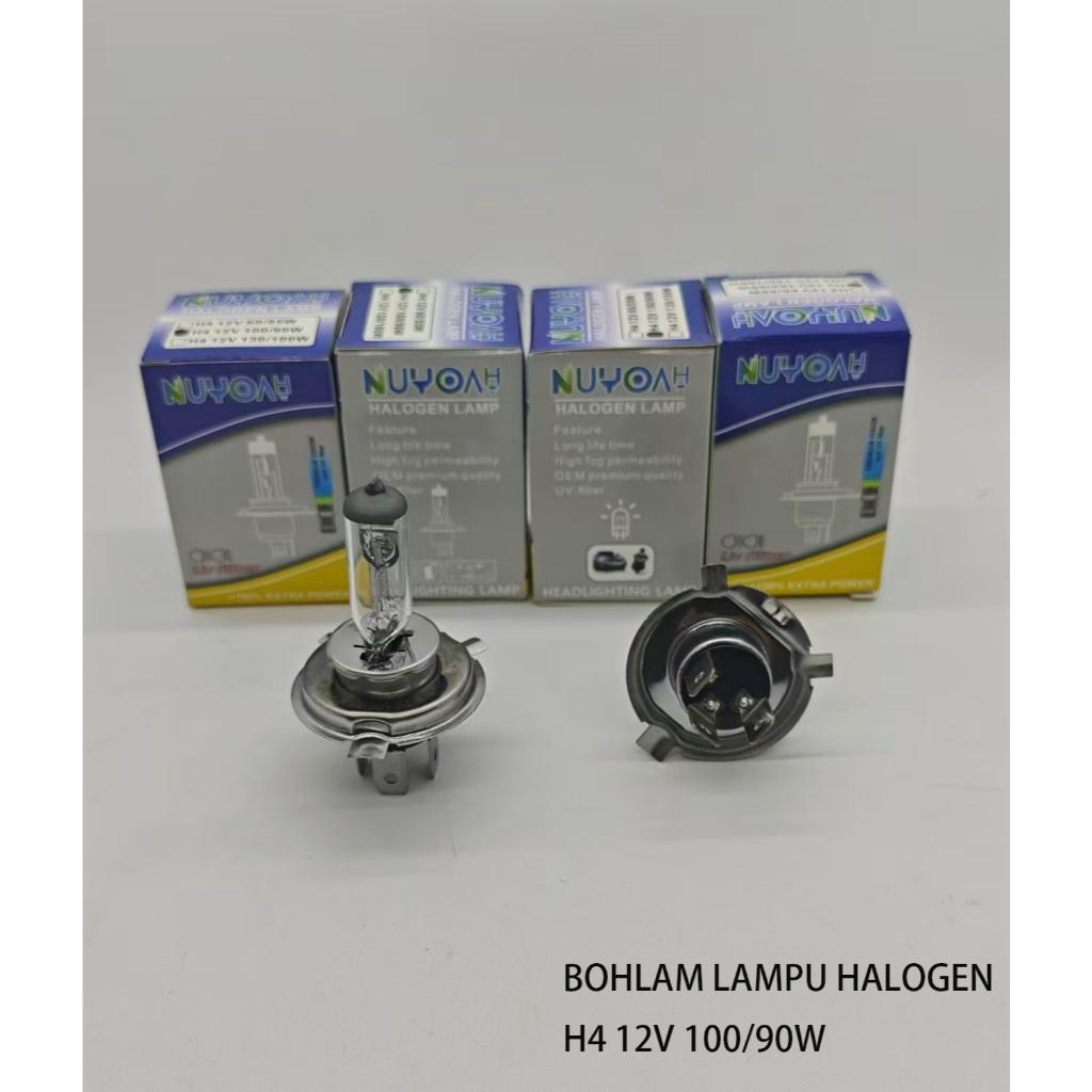 Jual BOHLAM LAMPU HALOGEN H4 12v 100/90w | Shopee Indonesia