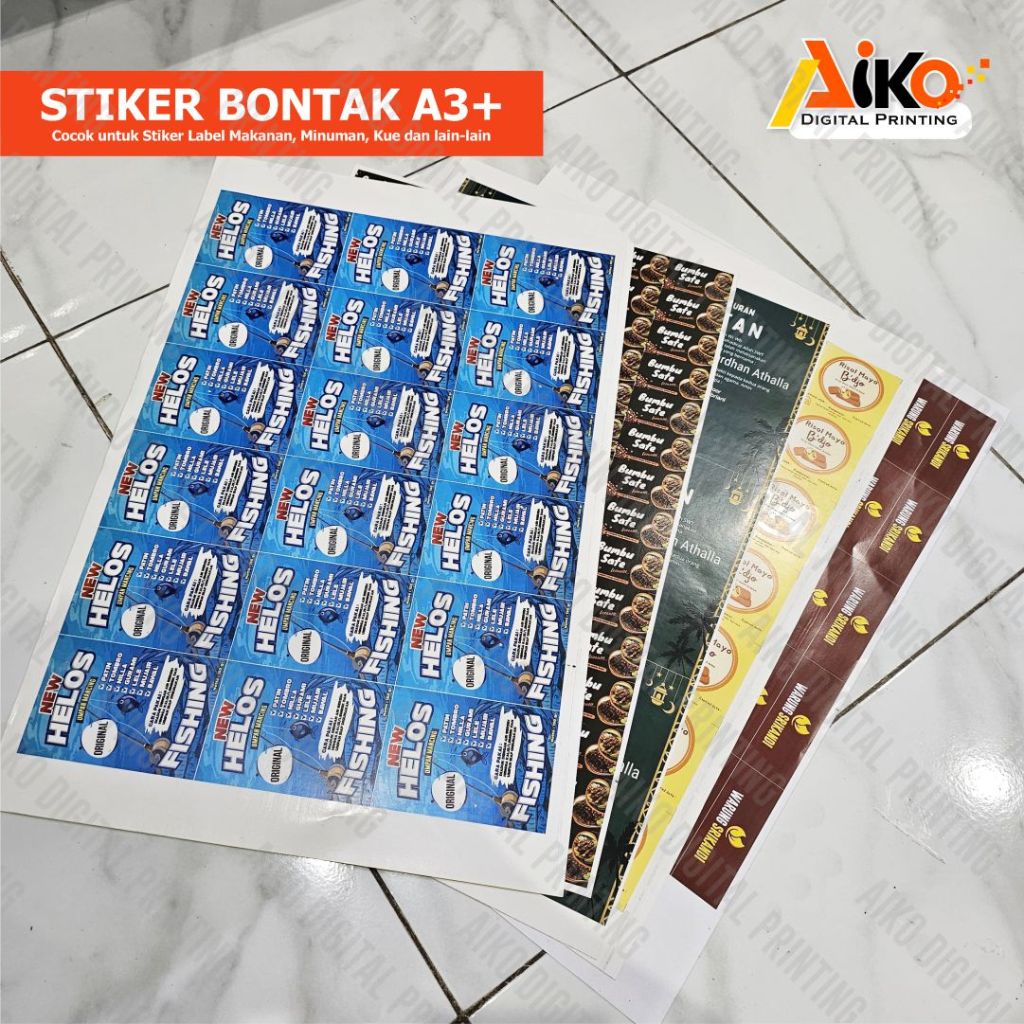 Jual STIKER LEMBARAN A3+ BONTAK | Shopee Indonesia