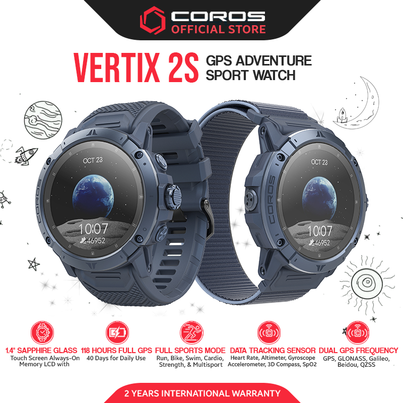 Jual COROS VERTIX 2S GPS Adventure Watch - Earth | Shopee Indonesia