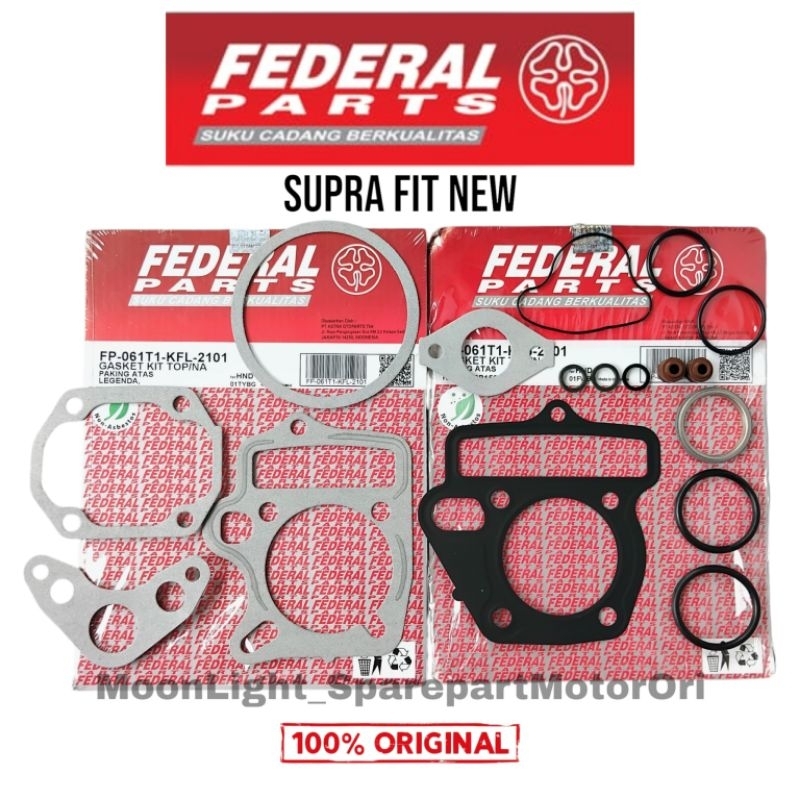 Jual GASKET PAKING TOPSET TOP SET SUPRA FIT NEW LEGENDA REVO 100 LAMA KFL MEREK FEDERAL | Shopee ...