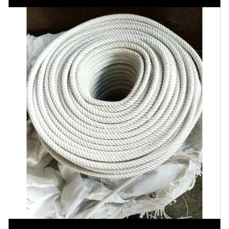 Jual tambang kain tali tambang mobil tali tambang katun ukuran 6,8,10mm ...