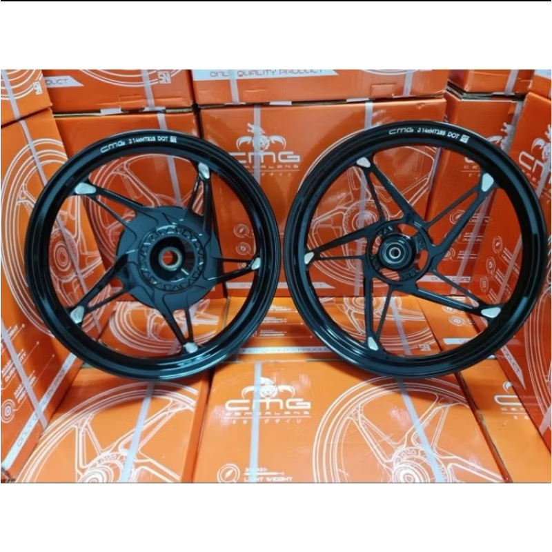 Jual Velg CMG CNC MG1 Star Bintang New Honda Vario 125 150 160 CBS Stylo Beat Scoopy 14 x 185 ...