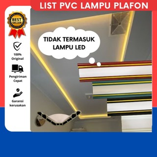 Jual List Lampu Plafon PVC/ List Gold/ List Lampu LED Termurah | Shopee ...