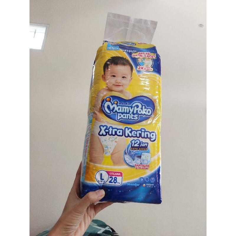 Jual pampers mamy poko ukuran L | Shopee Indonesia
