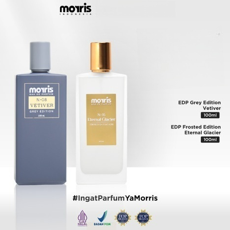 Jual Morris Eau De Parfume Grey / White Edition 100 ML - Parfum Pria ...