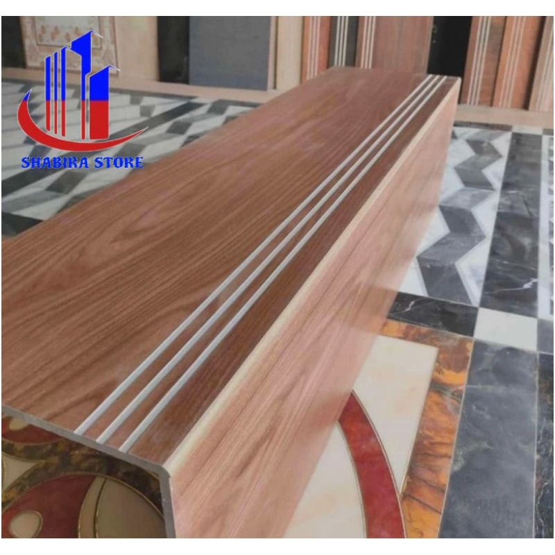 Jual Granit tangga motif kayu singgle bevel 30×80 30×90 custom list ...