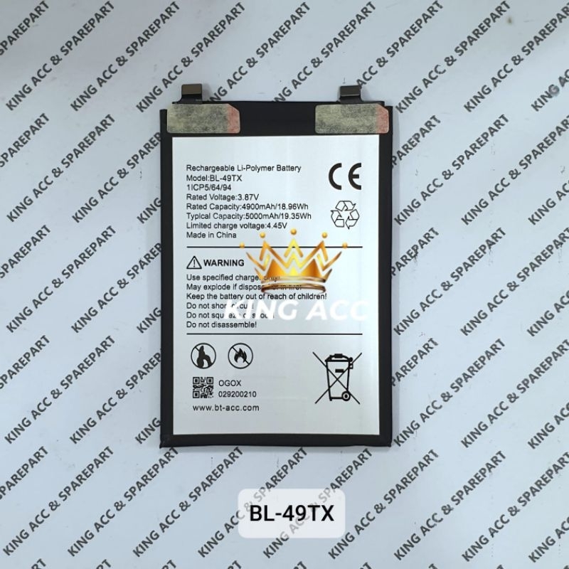 Jual BATERAI BATRE BATTERY INFINIX NOTE 30 / NOTE 30 5G / NOTE 30 PRO ...