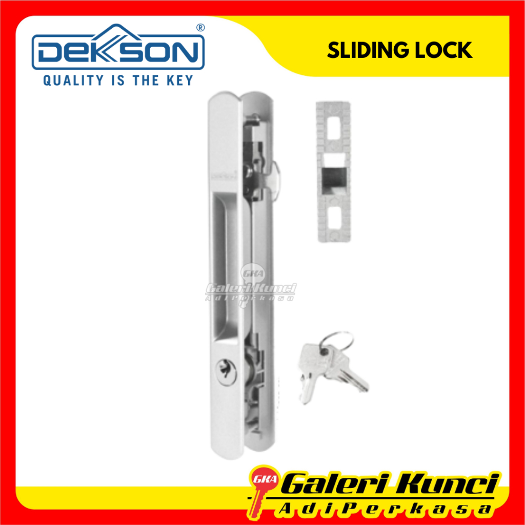 Jual Kunci Sliding Dekkson Dekson RA6 SILVER Handle Pintu Geser ...