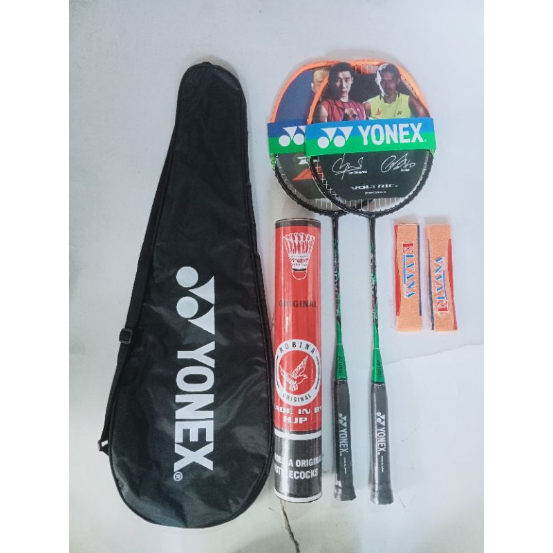 Jual RAKET BADMINTON SATU SET KOMPLIT DENGAN SENAR TAS GRIP ...