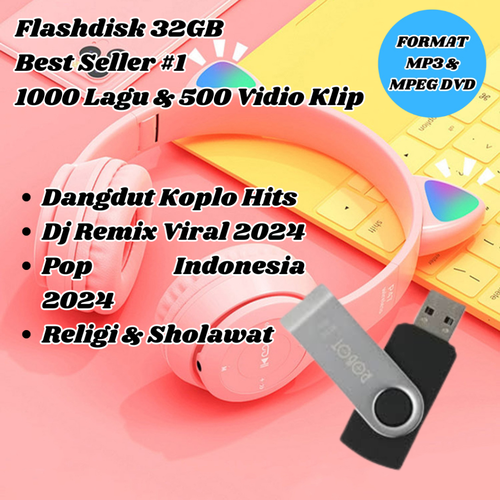 Jual Flashdisk Robot 32GB Untuk Speaker Mobil Dll | Shopee Indonesia