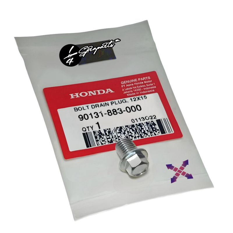 Jual Baut Tap Oli Mesin ( Bolt Drain Plug 12x15 94109-12000 ) Matic ...