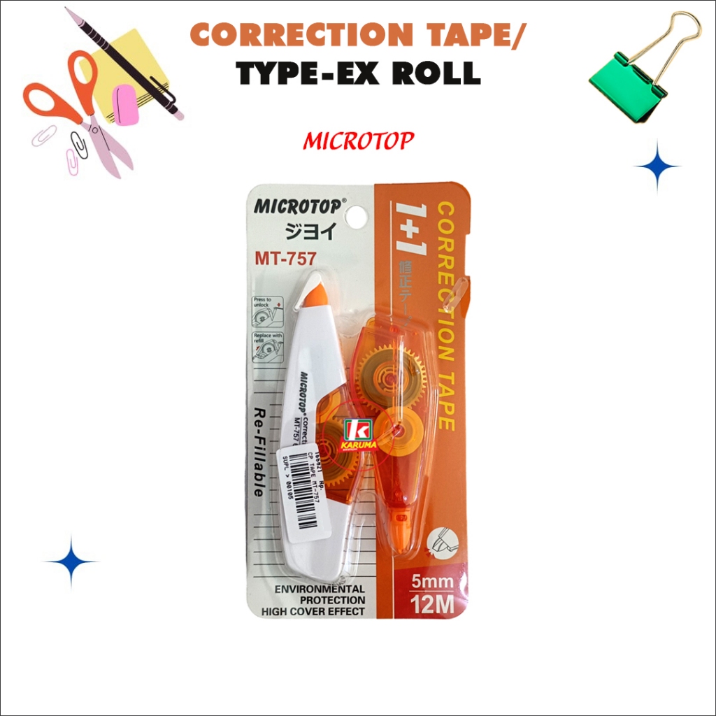 Jual TIPE-X ROLL DEBOZZ | DEBOZZ CORRECTION TAPE | Shopee Indonesia