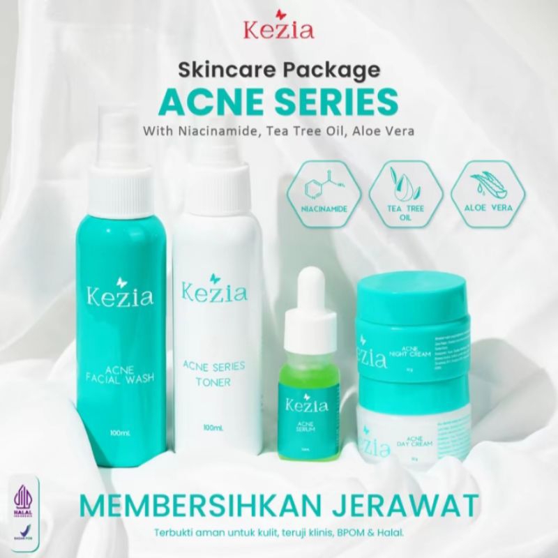 Jual Skincare KEZIA ACNE Series + NOERA Glowme ( NEW) | Shopee Indonesia