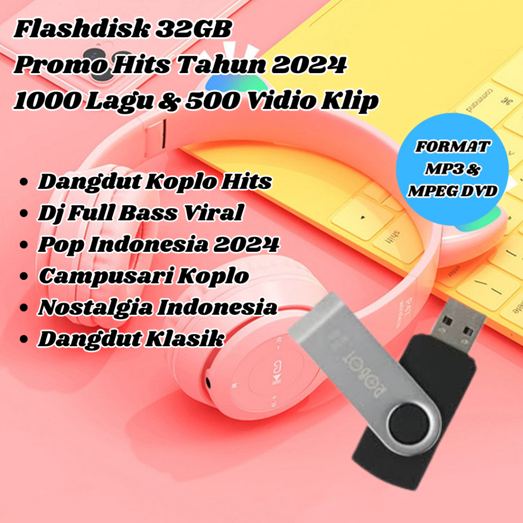Jual Flashdisk Robot 32GB Untuk Speaker Mobil Dll | Shopee Indonesia