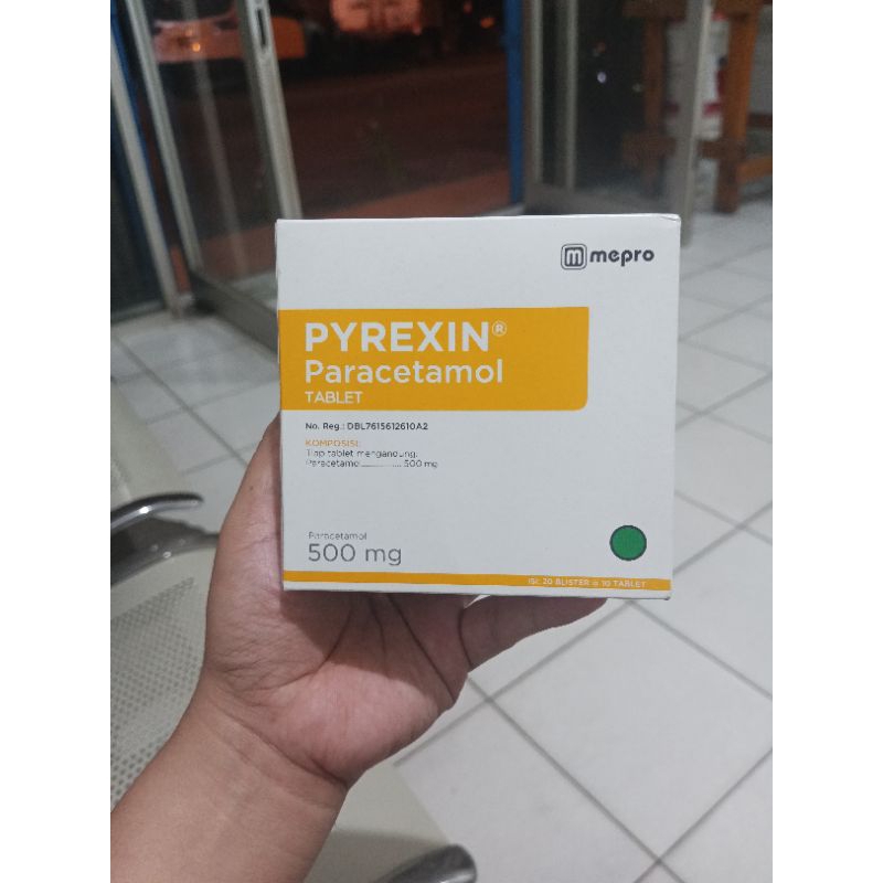 Jual PARACETAMOL pyrexin tablet isi 10 tablet | Shopee Indonesia