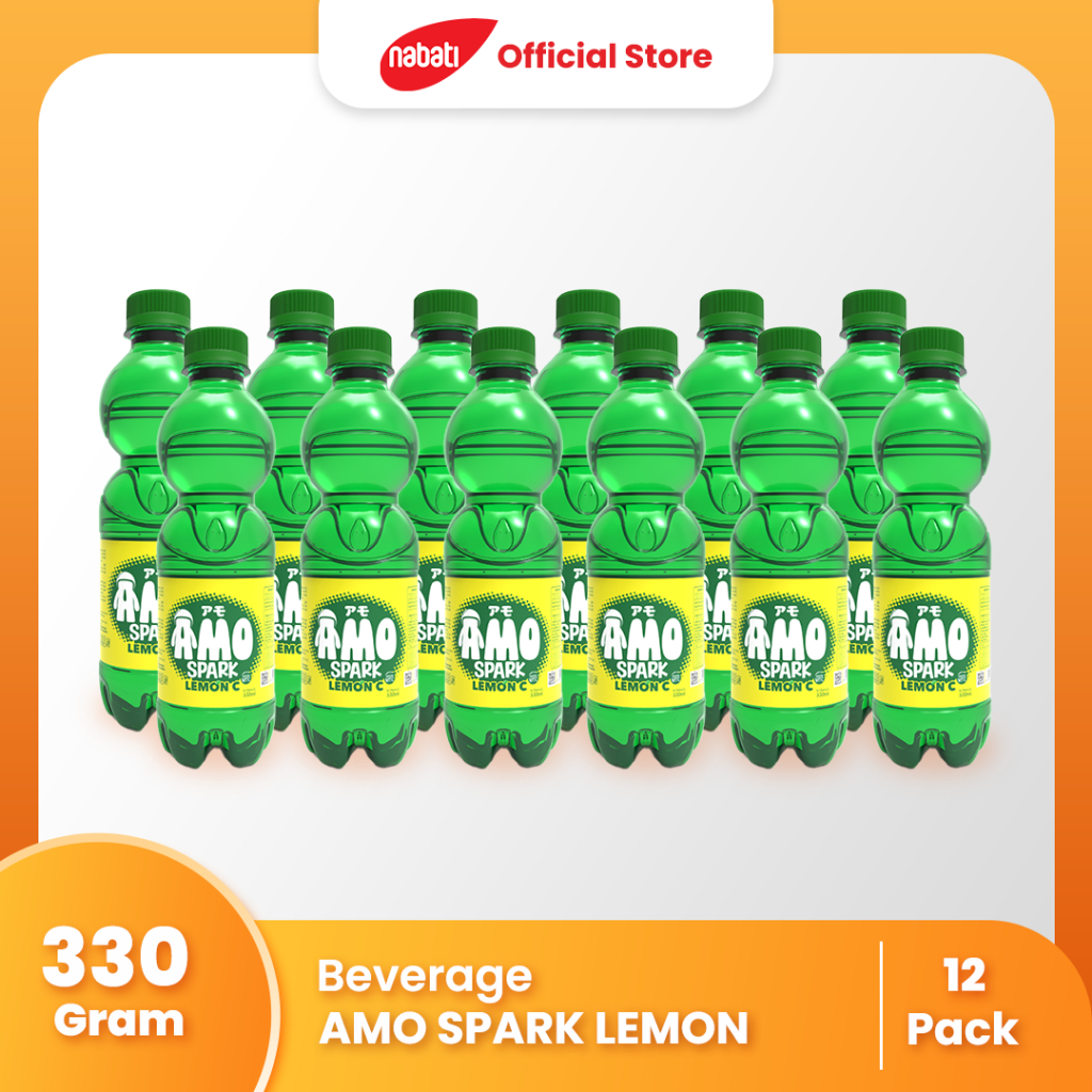 Jual [Bundle Pack Isi 12] AMO Minuman Berkarbonasi Rasa Spark Lemon ...