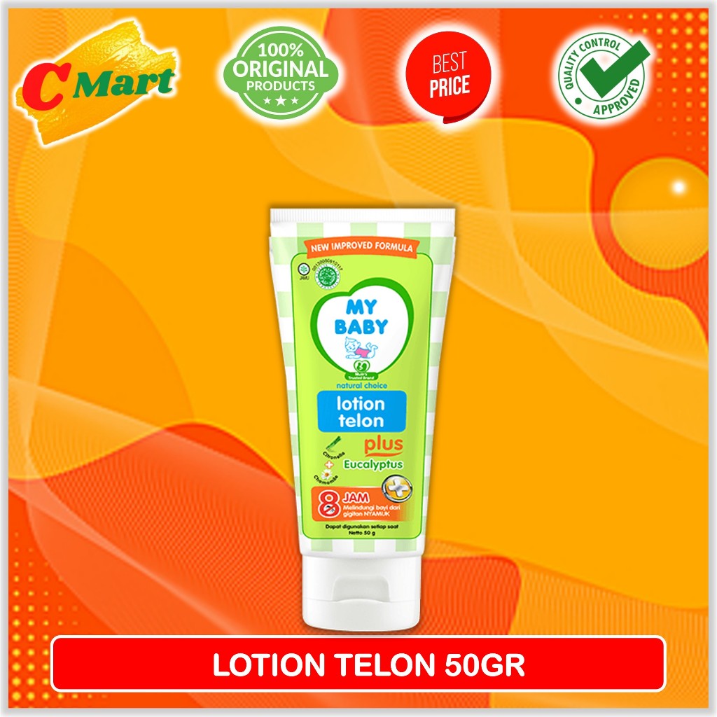 Jual My Baby Lotion Telon Plus 50gr - Lotion Anti Nyamuk 8Jam - CMart ...