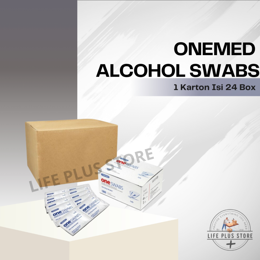 Jual [KARTON] Alkohol Swab Onemed Alcohol Pad One Swab Kapas Alkohol ...
